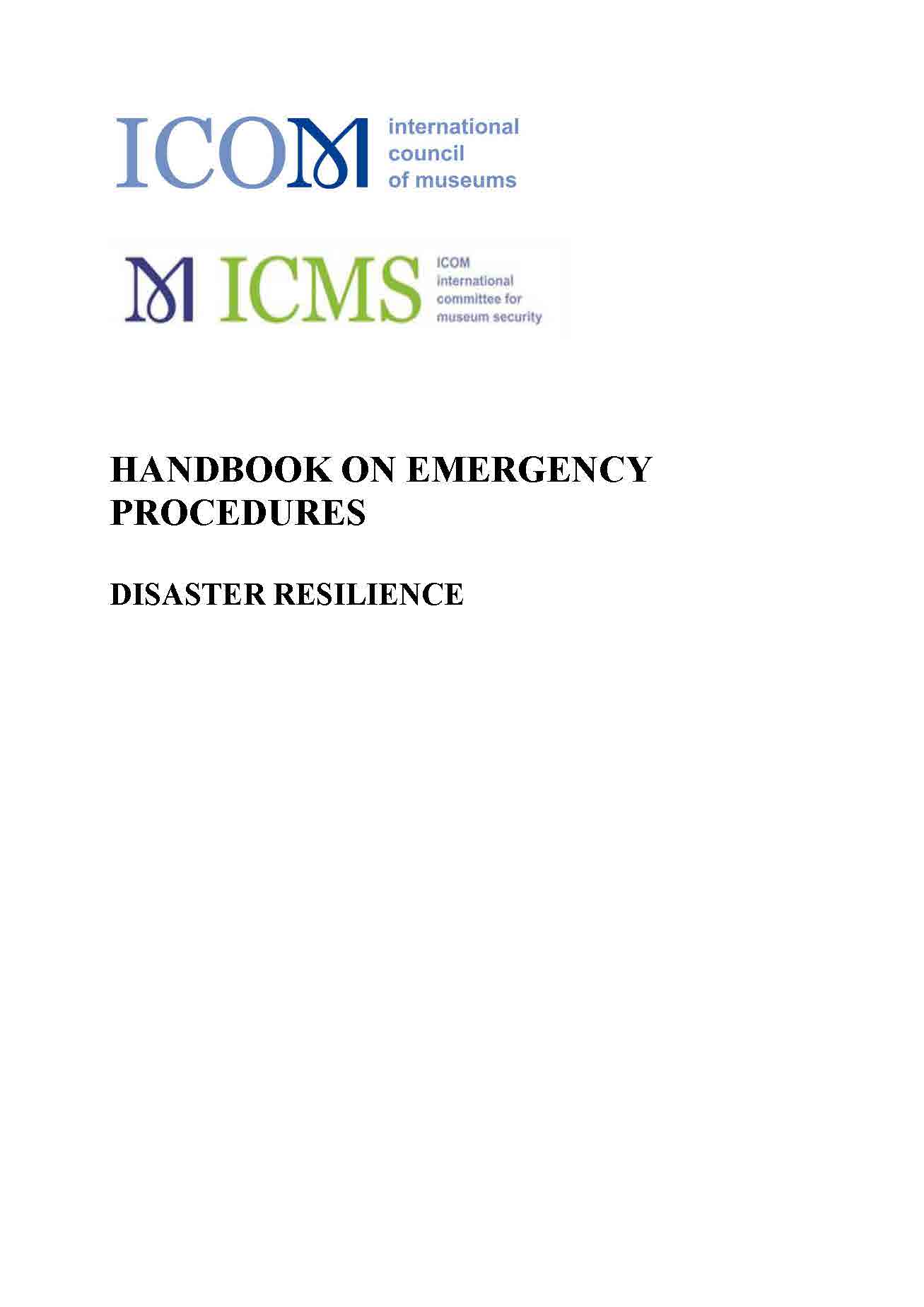 ICMS Handbook on Emergency Procedures | ICOM日本委員会